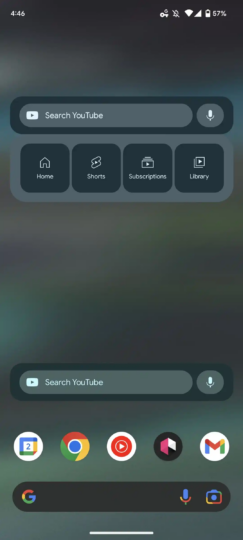 YouTube homescreen widgets on Android get Material You makeover - SamMobile
