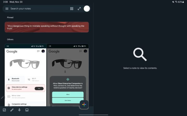 Google Keep is finally getting dual-pane UI on Samsung tablets - SamMobile