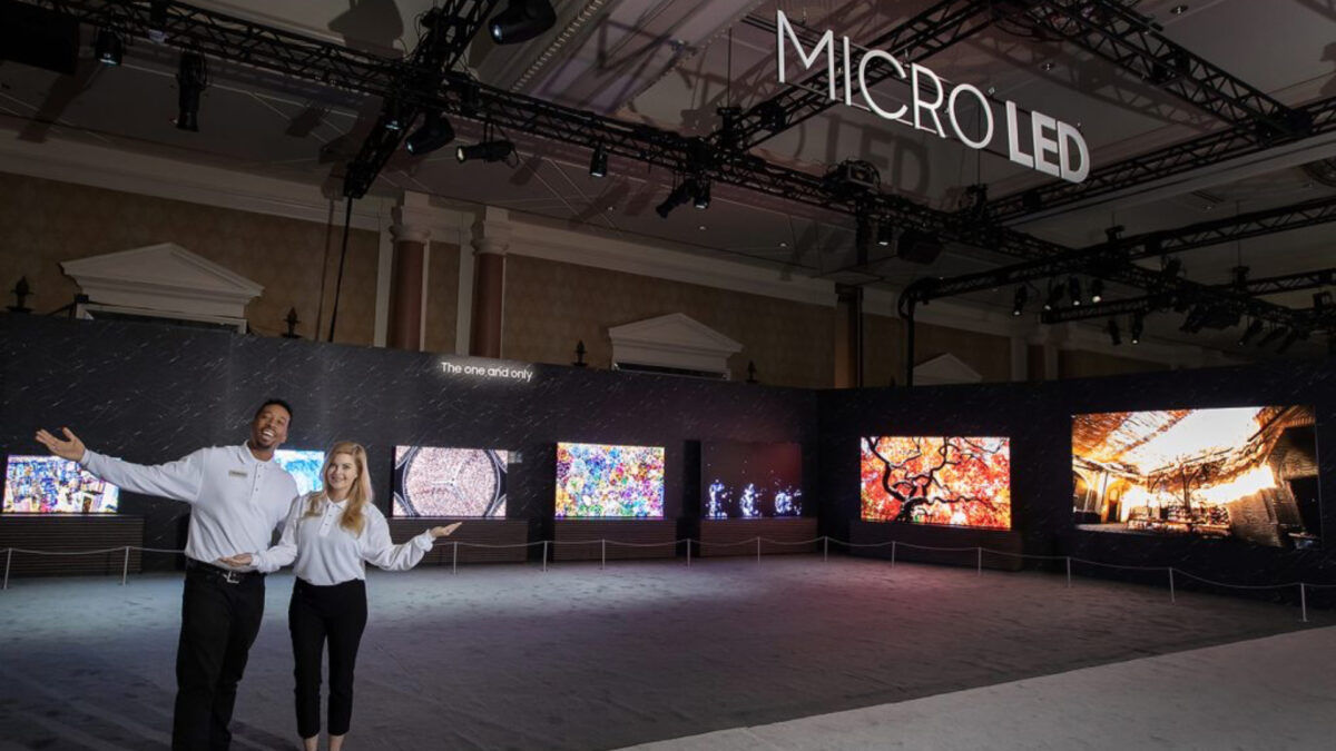 Samsung's Micro LED TV for 2023 comes in sizes ranging from 50-inch to ...