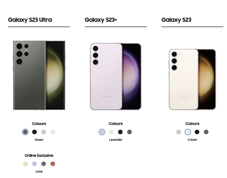 Samsung Galaxy S23 Ultra online-exclusive colors are available in India ...