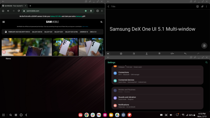 One UI 5.1 Samsung DeX first impressions: Solid but imperfect - SamMobile