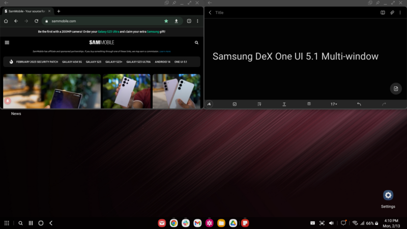 Everything about Samsung DeX in One UI 5.1 - SamMobile