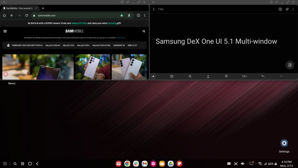 Everything about Samsung DeX in One UI 5.1 - SamMobile