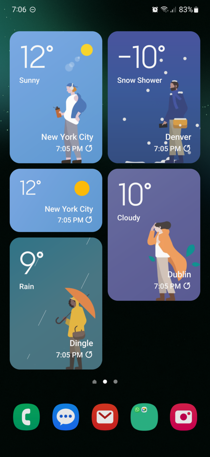 One UI 5.1 feature focus: Samsung's new dynamic weather widget - SamMobile