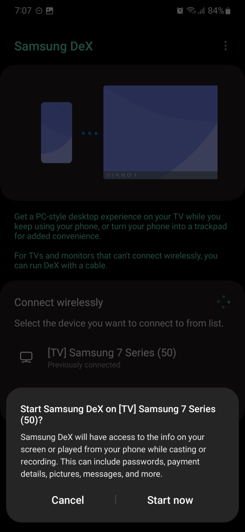 There is a way to lower input lag when using Samsung DeX wirelessly ...