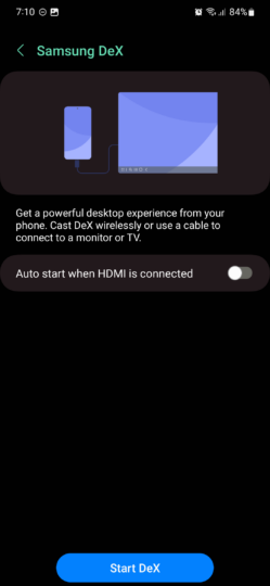 There is a way to lower input lag when using Samsung DeX wirelessly ...