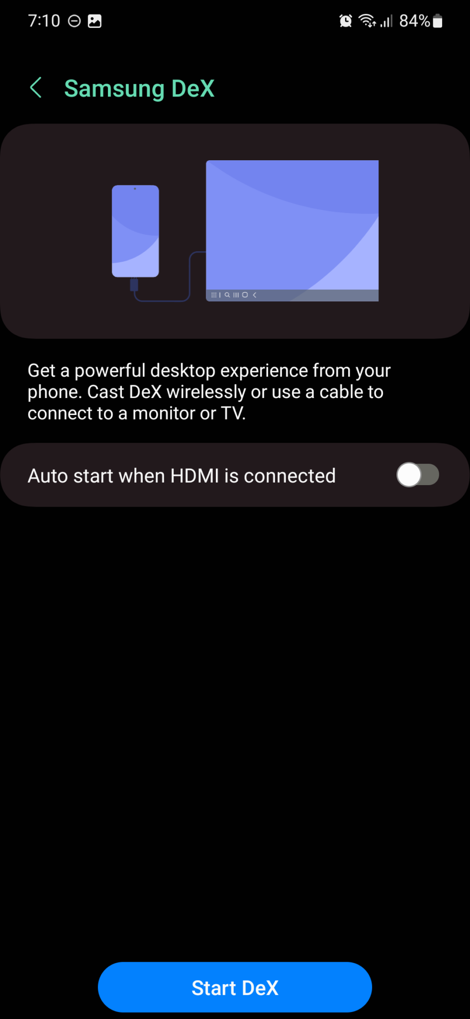 There is a way to lower input lag when using Samsung DeX wirelessly ...