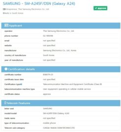 Samsung Galaxy A24 inches closer to its launch - SamMobile