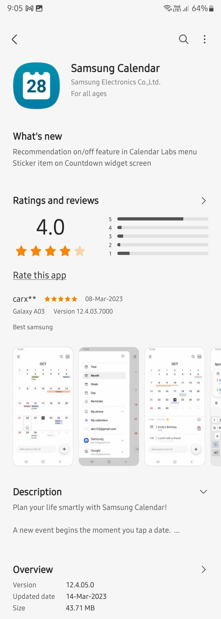 Samsung updates Calendar, Reminders apps with new features - SamMobile
