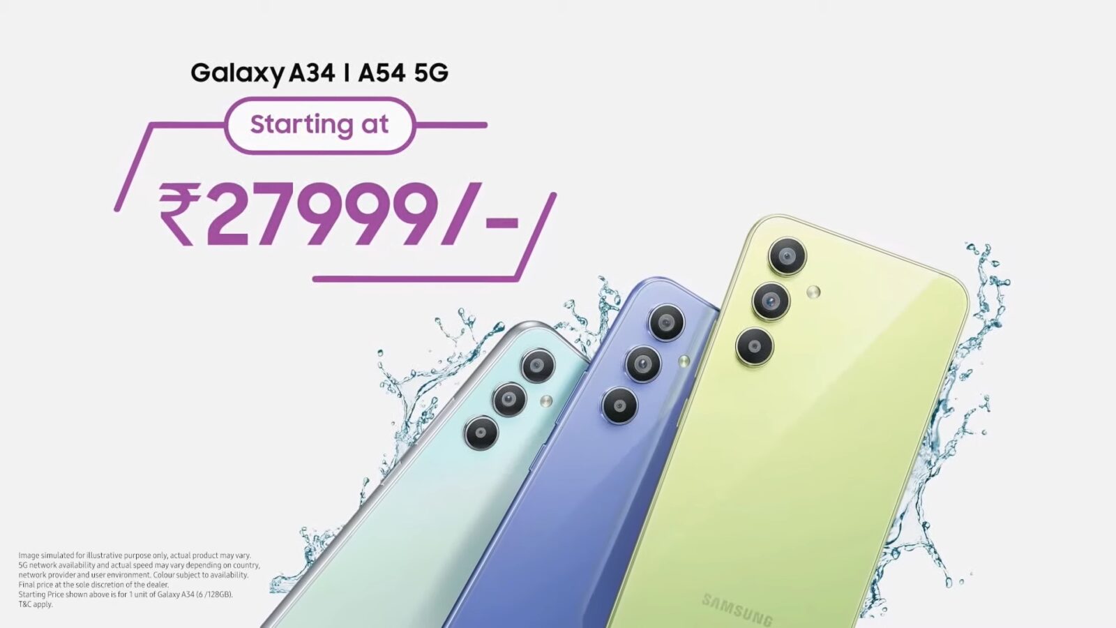 Samsung Galaxy A34 and Galaxy A54 launched in India with premium ...