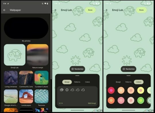 Newer version of Android 14 brings wallpaper creator and more - SamMobile