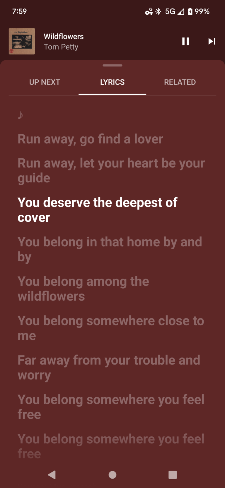 YouTube Music can now show real-time lyrics on your Samsung phone ...