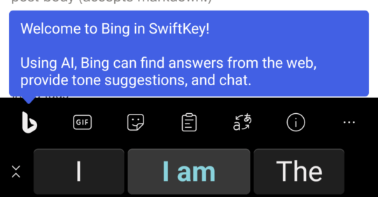 Microsoft takes down SwiftKey forums as Bing AI update rolls out ...