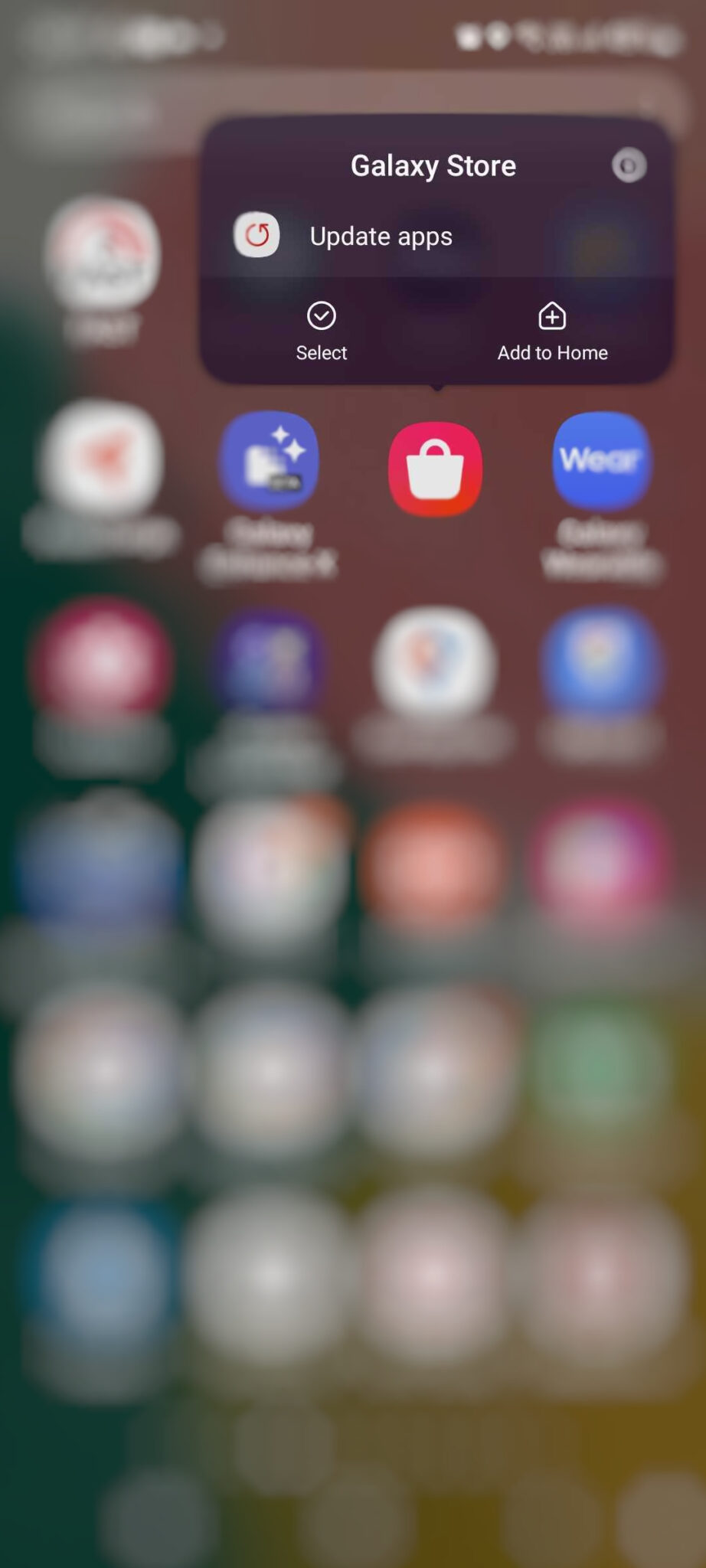 Quickly access the Galaxy Store or Play Store app updates menu - SamMobile