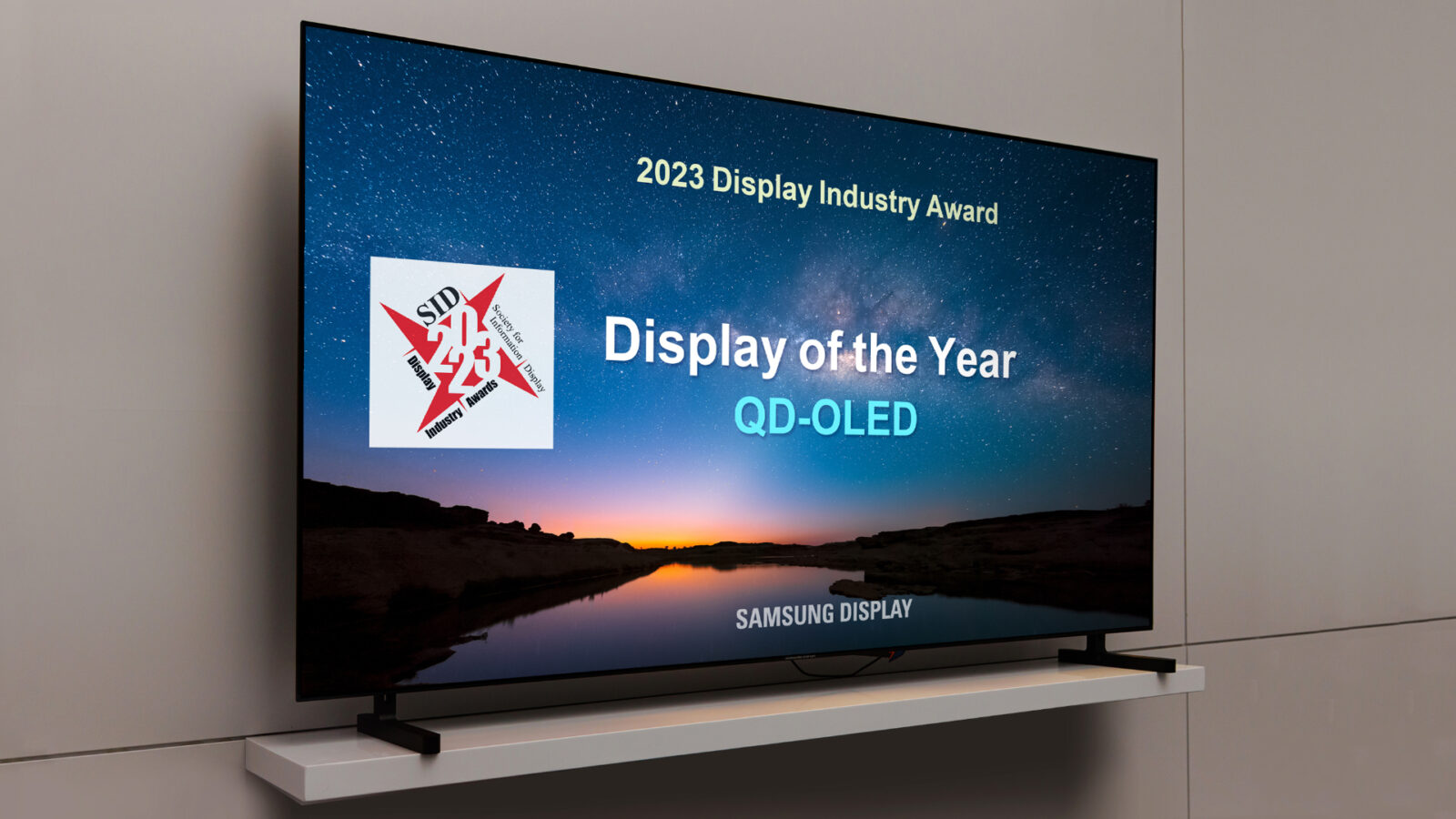 Samsung's QD-OLED gets Display Of The Year 2023 award from SID - SamMobile