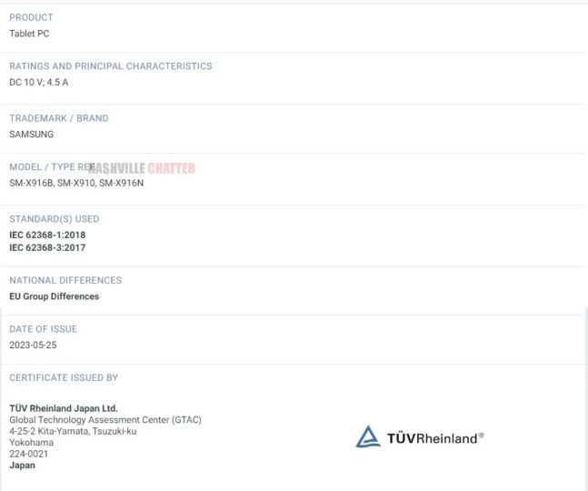Samsung Galaxy Tab S9 to continue to feature 45W fast charging - SamMobile