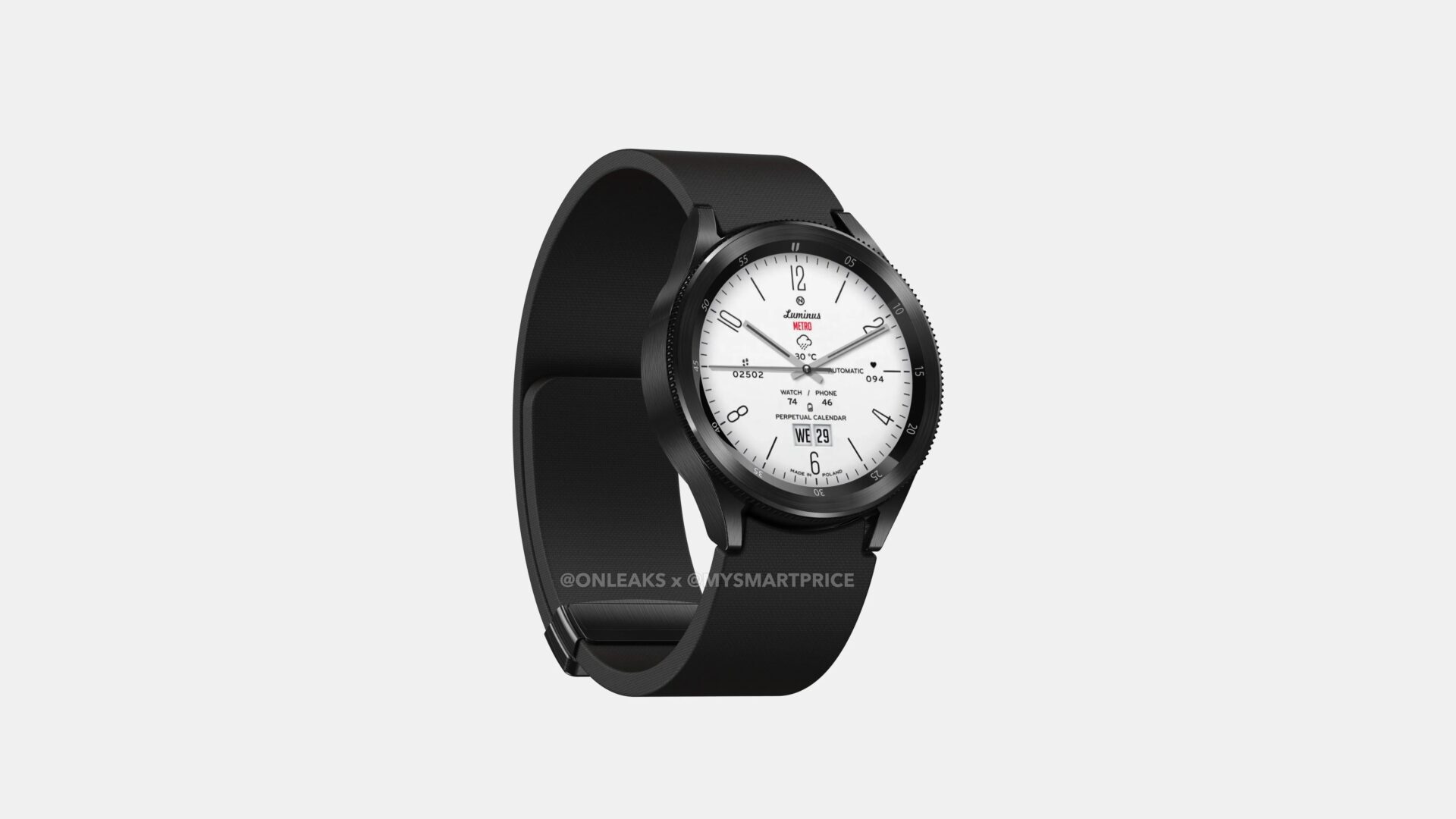 BREAKING: Samsung Galaxy Watch 6 Classic design leaked with rotating ...