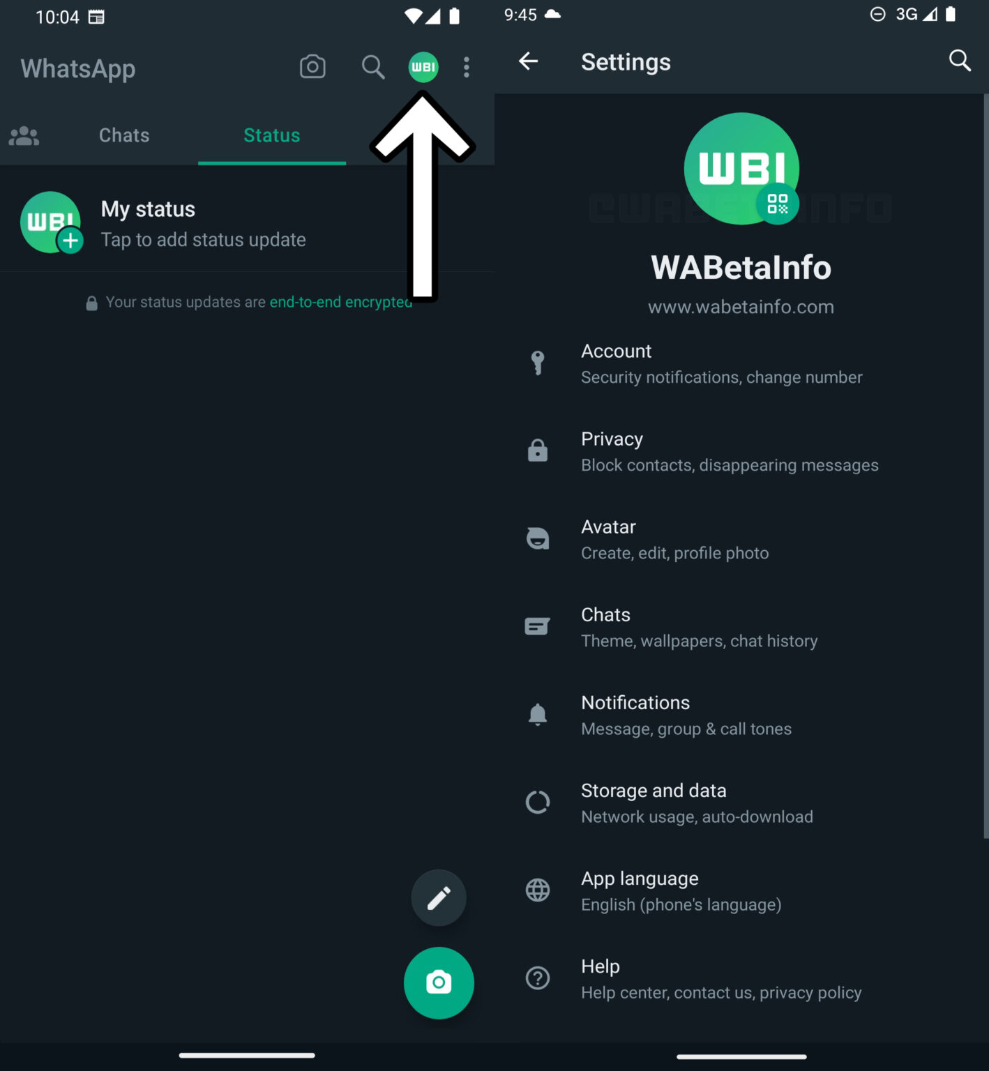 Accessing WhatsApp settings menu gets easier Android phones - SamMobile