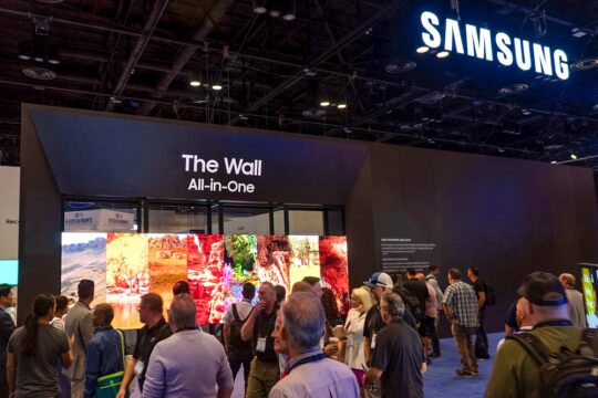 Samsung bedazzled the crowd at NA's largest audiovisual trade show ...