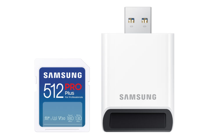 Samsung is now selling full-size Pro Plus SD cards with USB readers ...