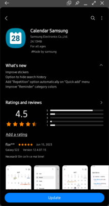 Unexplainable Samsung Calendar update is now available - SamMobile
