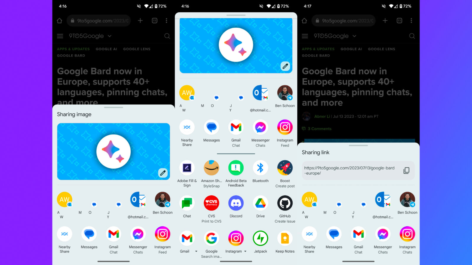Android 14 Beta 3, Beta 4 make sharing items easier - SamMobile