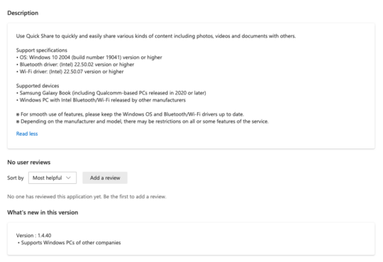 Samsung Quick Share now available on non-Samsung PCs and laptops ...