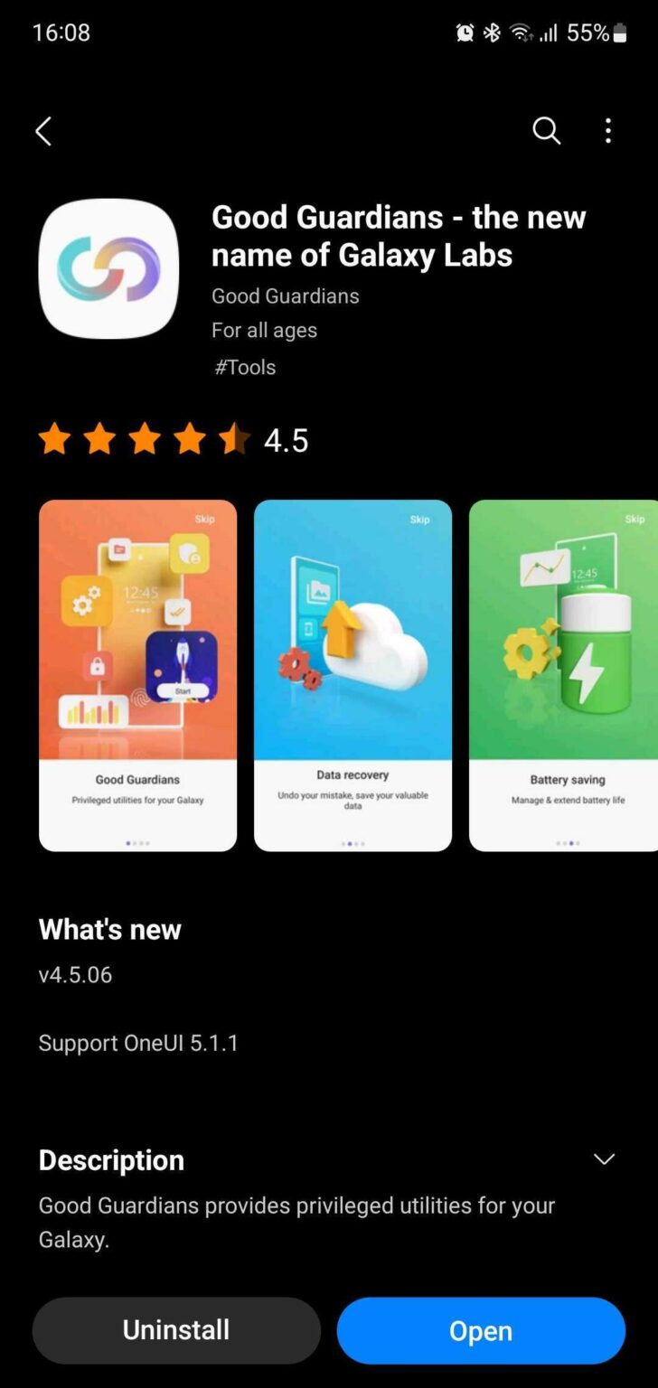 Samsung adds One UI 5.1.1 support to Good Guardians - SamMobile