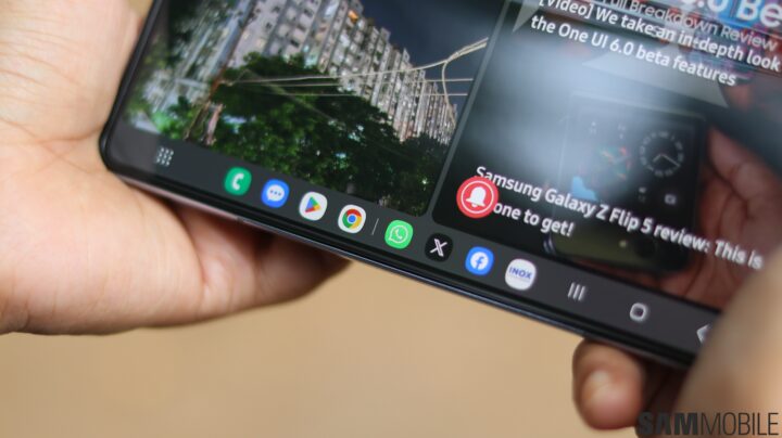 One UI 5.1.1: Change number of recent apps shown on the Taskbar - SamMobile