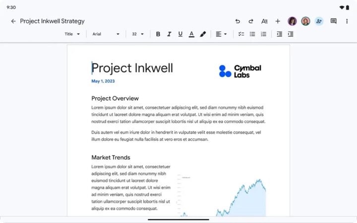 Google Docs is getting a new design on Android tablets - SamMobile