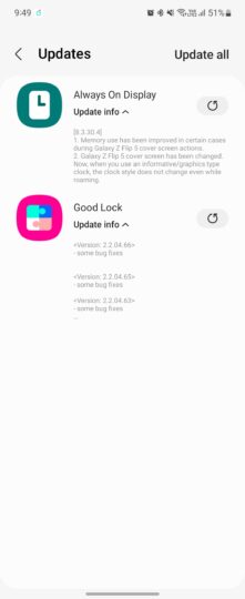 Samsung Galaxy Z Flip 5 gets improved Always On Display features - SamMobile