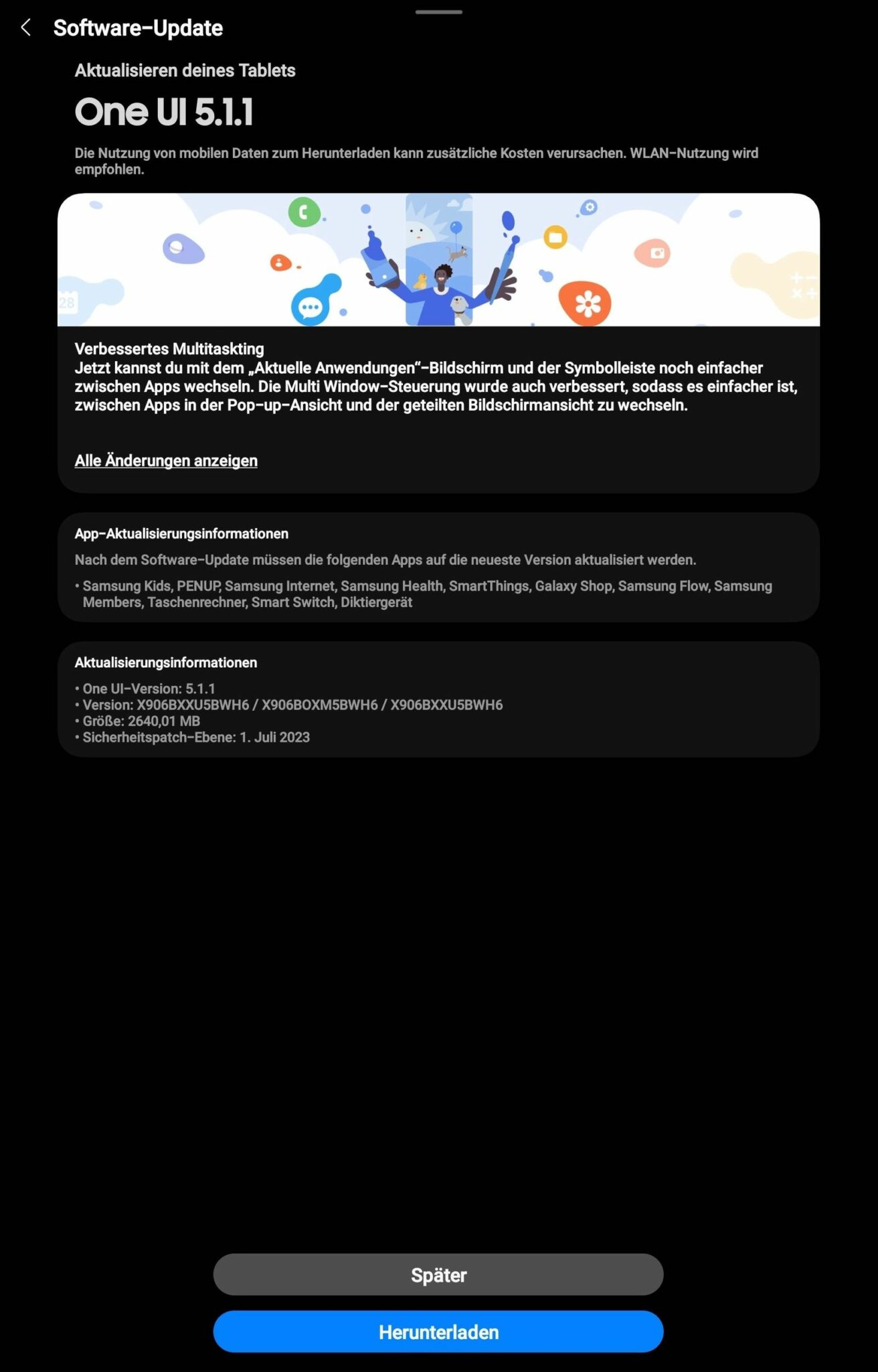 BREAKING: Samsung Galaxy Tab S8 gets One UI 5.1.1 update in Europe - SamMobile
