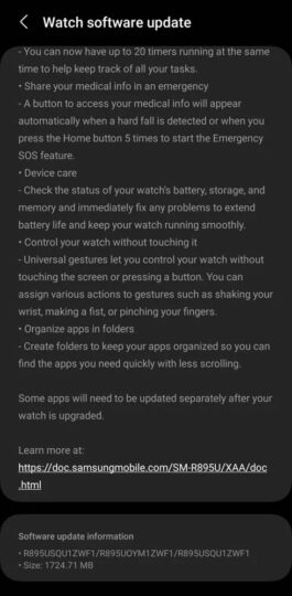 Samsung Galaxy Watch 4, Watch 5 getting One UI 5 Watch update in the US - SamMobile