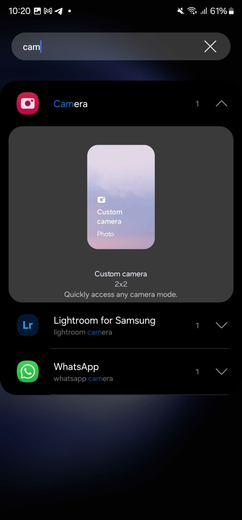 One UI 6.0 update brings Custom Camera widget to Samsung phones - SamMobile