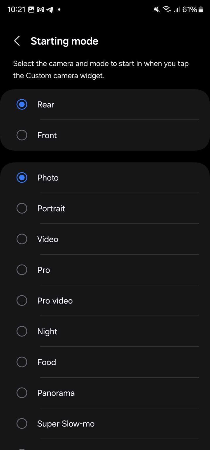 One UI 6.0 update brings Custom Camera widget to Samsung phones - SamMobile