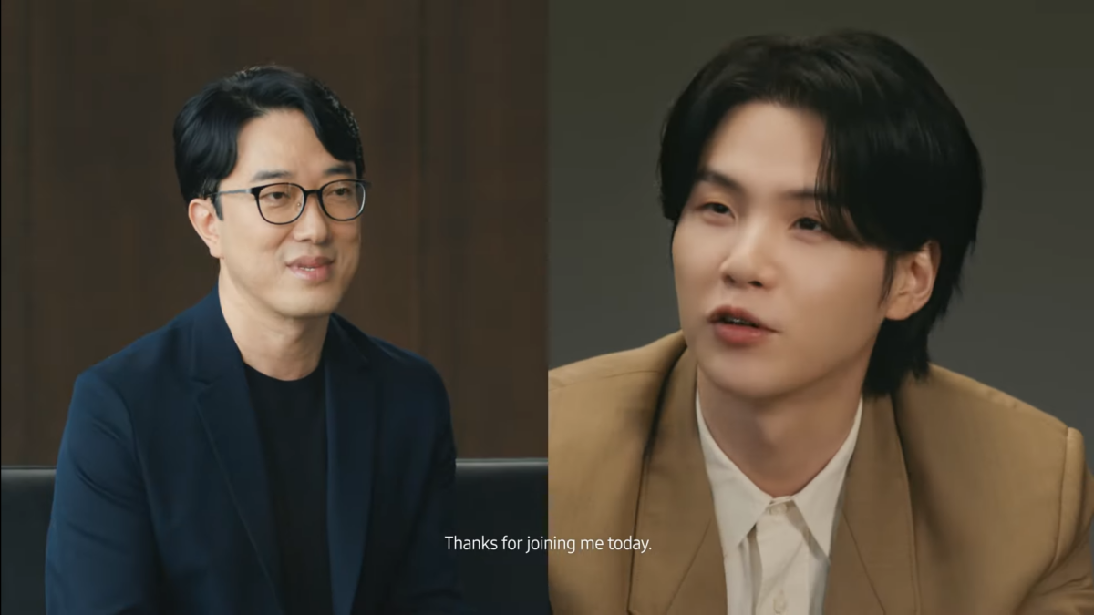 Suga of BTS talks Galaxy foldables and personal history in new ...