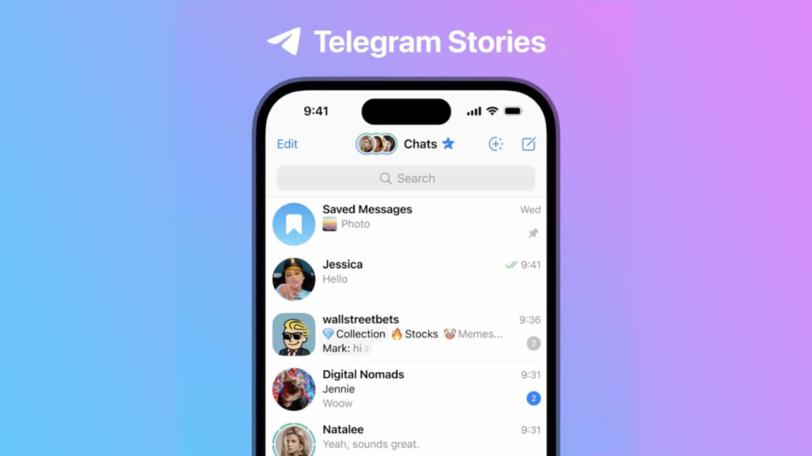 Telegram gets Stories feature with new update, is free for all users - SamMobile
