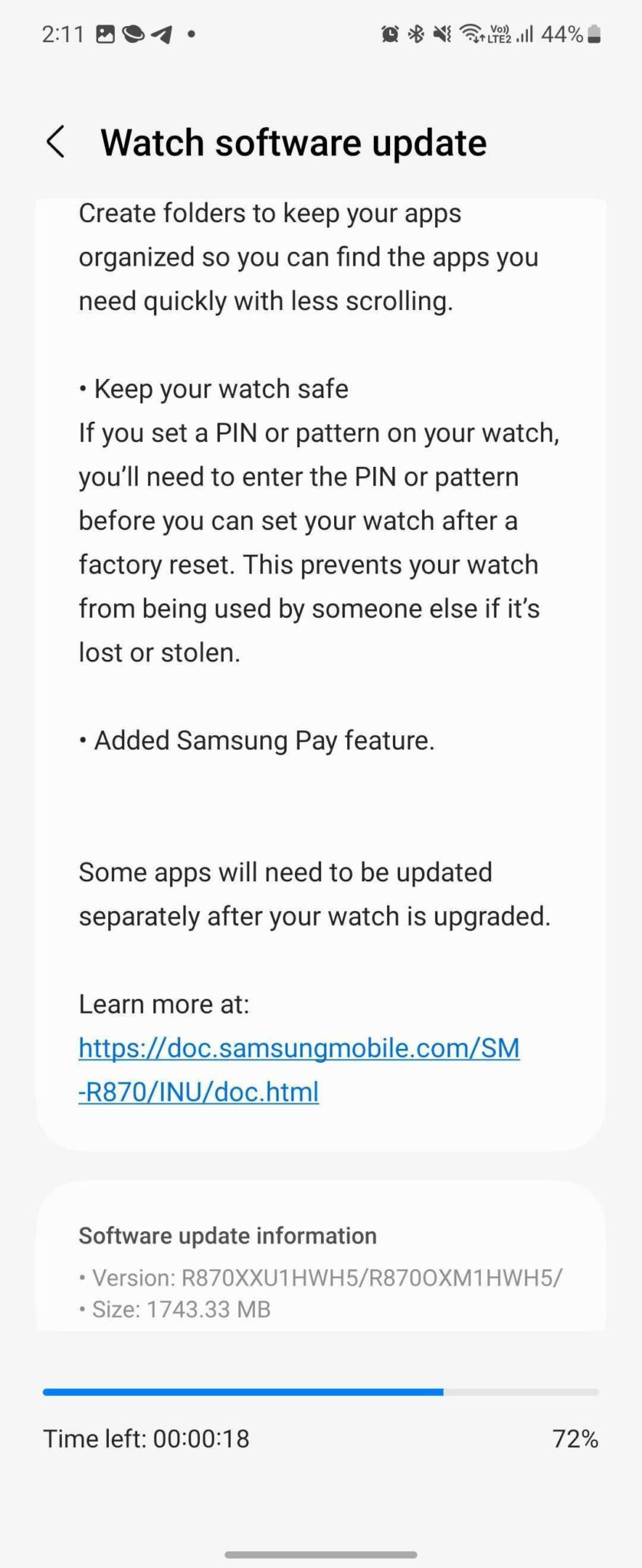 Samsung Galaxy Watch 4 gets One UI 5 Watch update in India - SamMobile