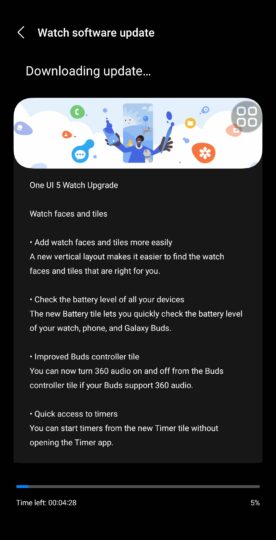 Samsung Galaxy Watch 5 gets One UI 5 Watch update in Malaysia - SamMobile