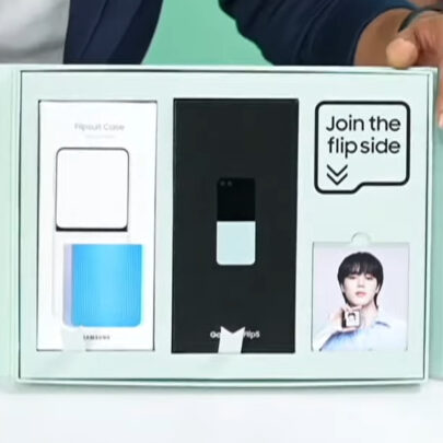 Samsung Galaxy Z Flip 5 Limited Edition Box with BTS goodies launched ...