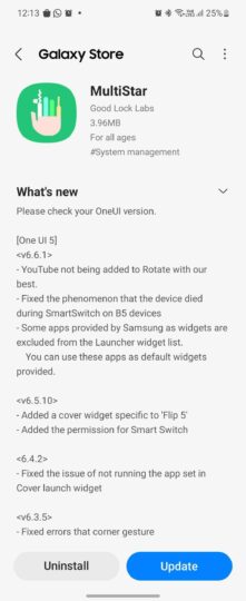 Samsung updates Good Lock's LockStar and MultiStar modules with bug ...