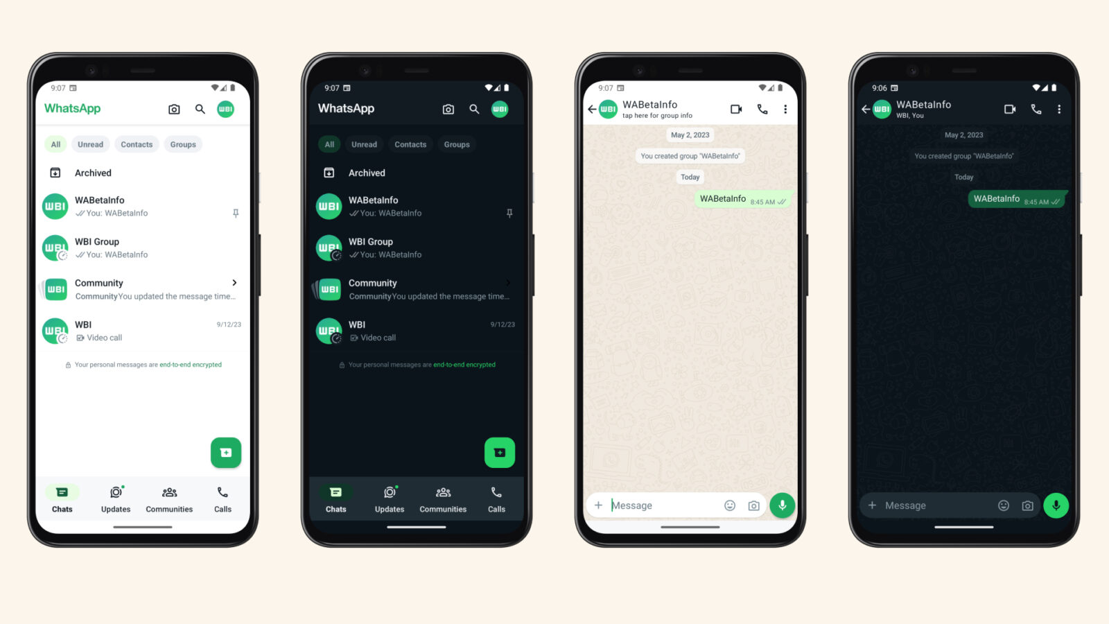 More images of WhatsApp's redesigned UI leak - SamMobile