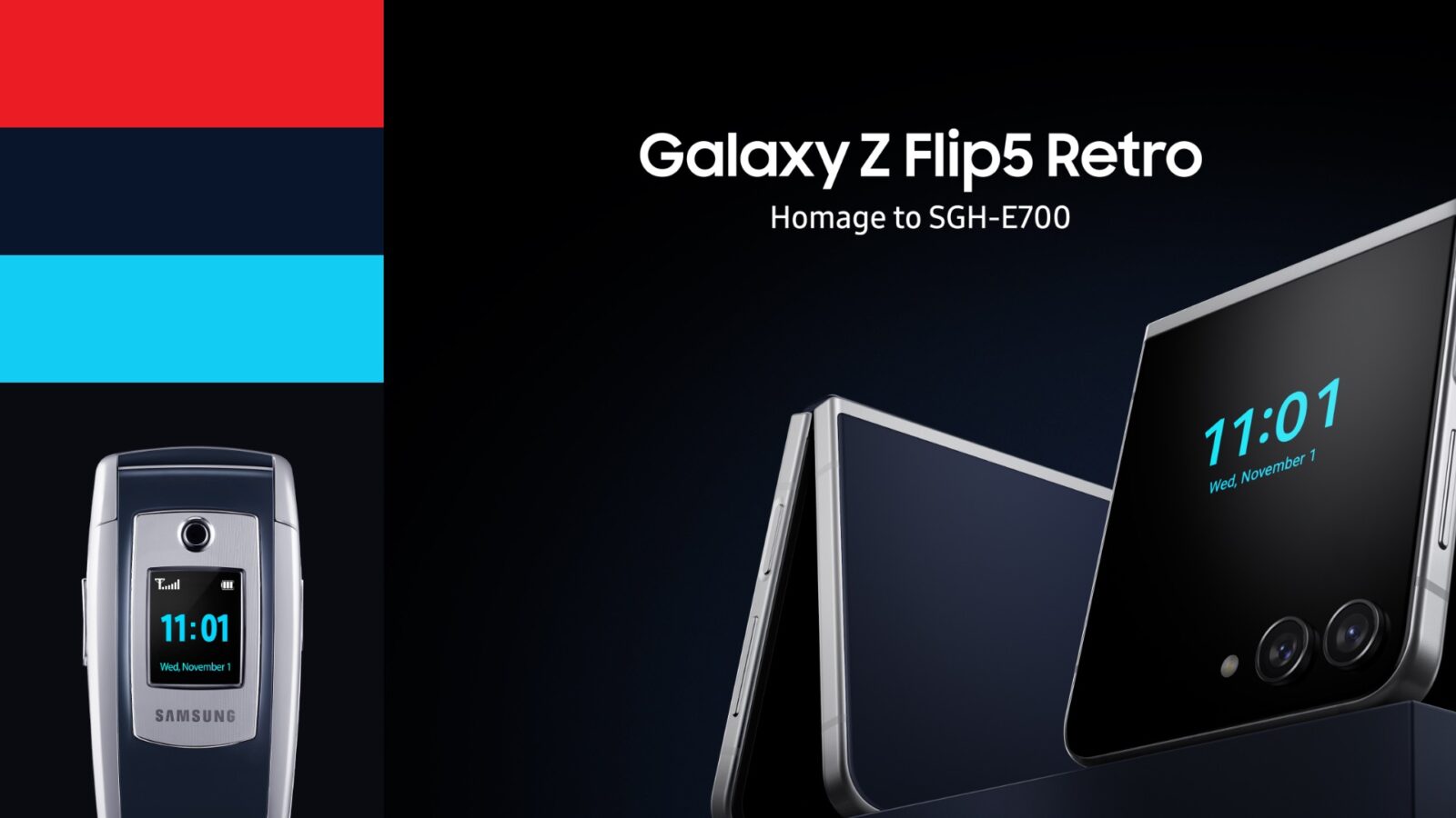 Galaxy Z Flip 5 Retro pays homage to iconic Samsung flip phone from ...