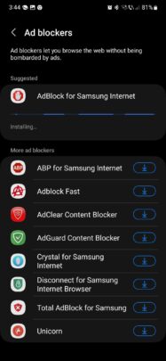 Samsung Internet Week: A browser that puts ad blockers at your ...