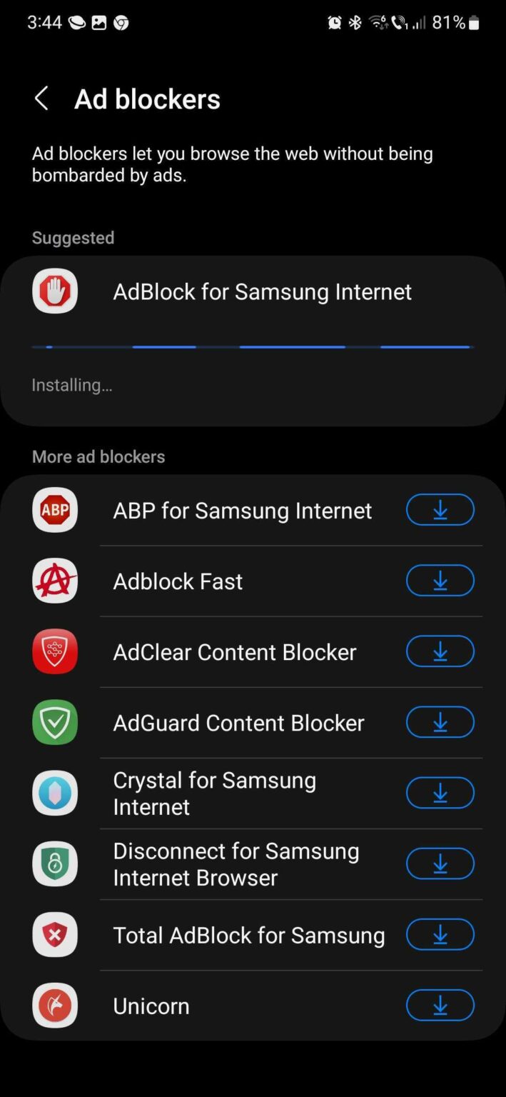 Samsung Internet Week: A browser that puts ad blockers at your ...