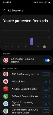 Samsung Internet Week: A browser that puts ad blockers at your ...