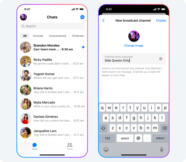 Meta extends broadcast channels to Facebook and Messenger - SamMobile