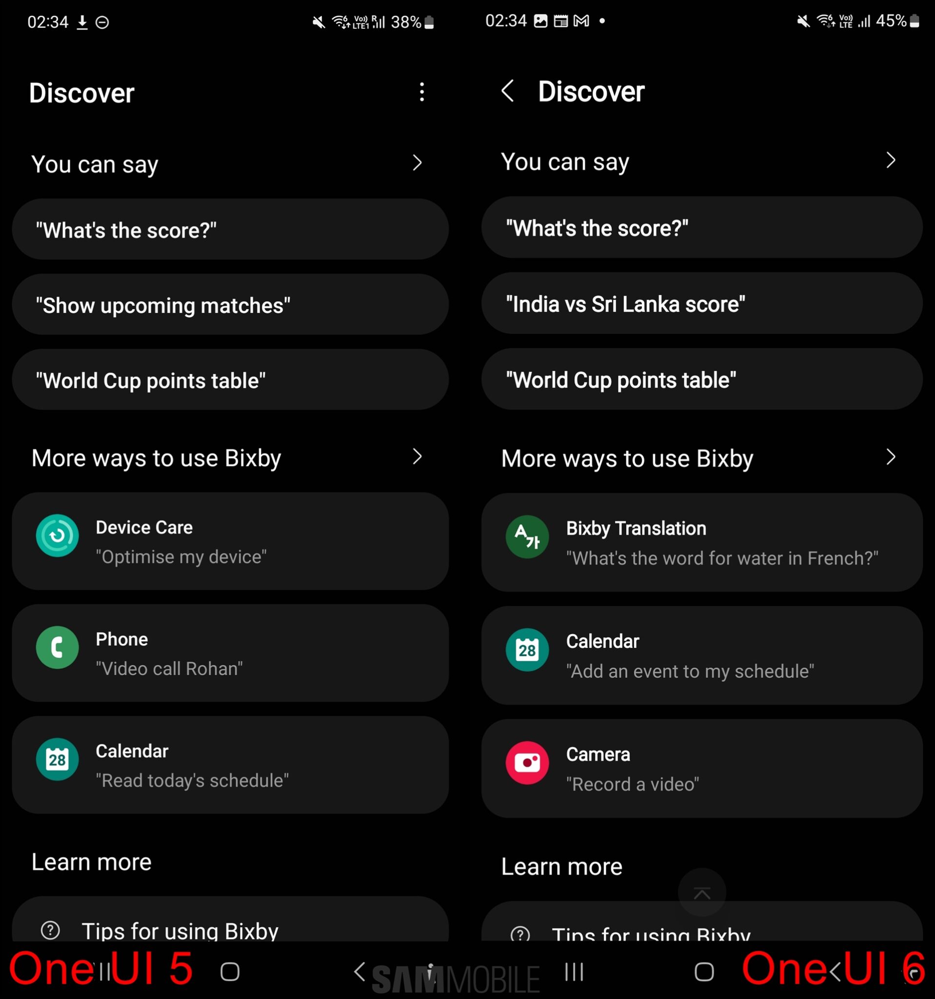 One UI 6 brings new font for Bixby, quick access shortcuts - SamMobile