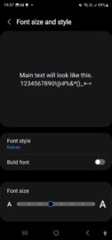 One UI 6's new font not looking good? Switch back to the old one ...