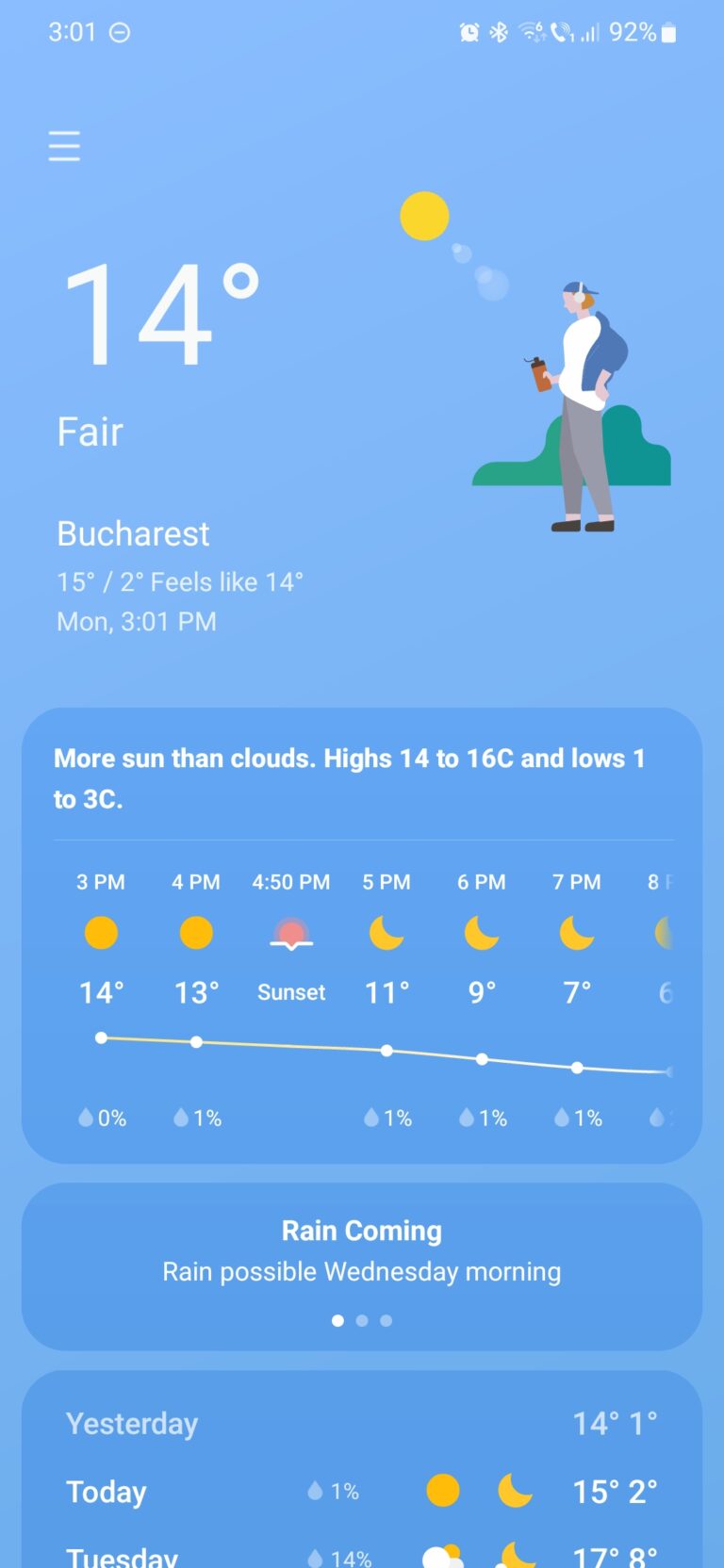 Samsung Weather Week: Overview of one of the prettiest mobile weather ...
